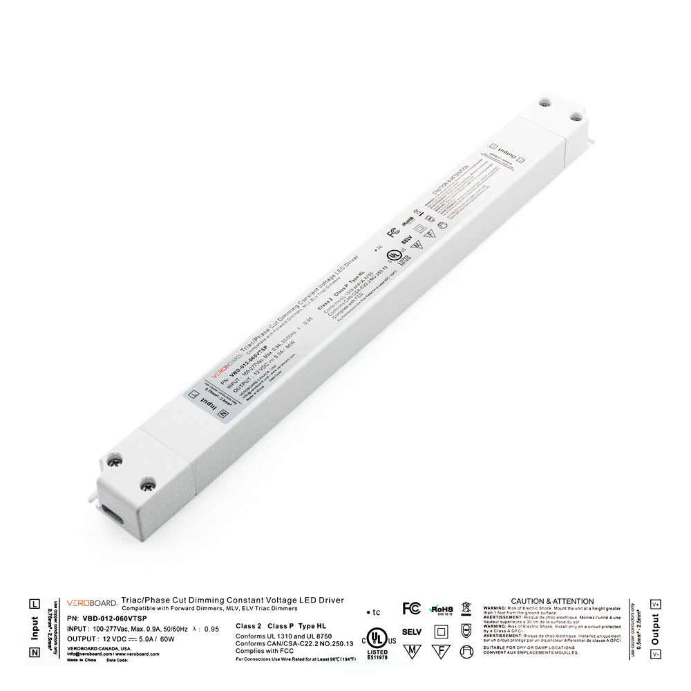 Super Slim Constant Voltage LED Drivers