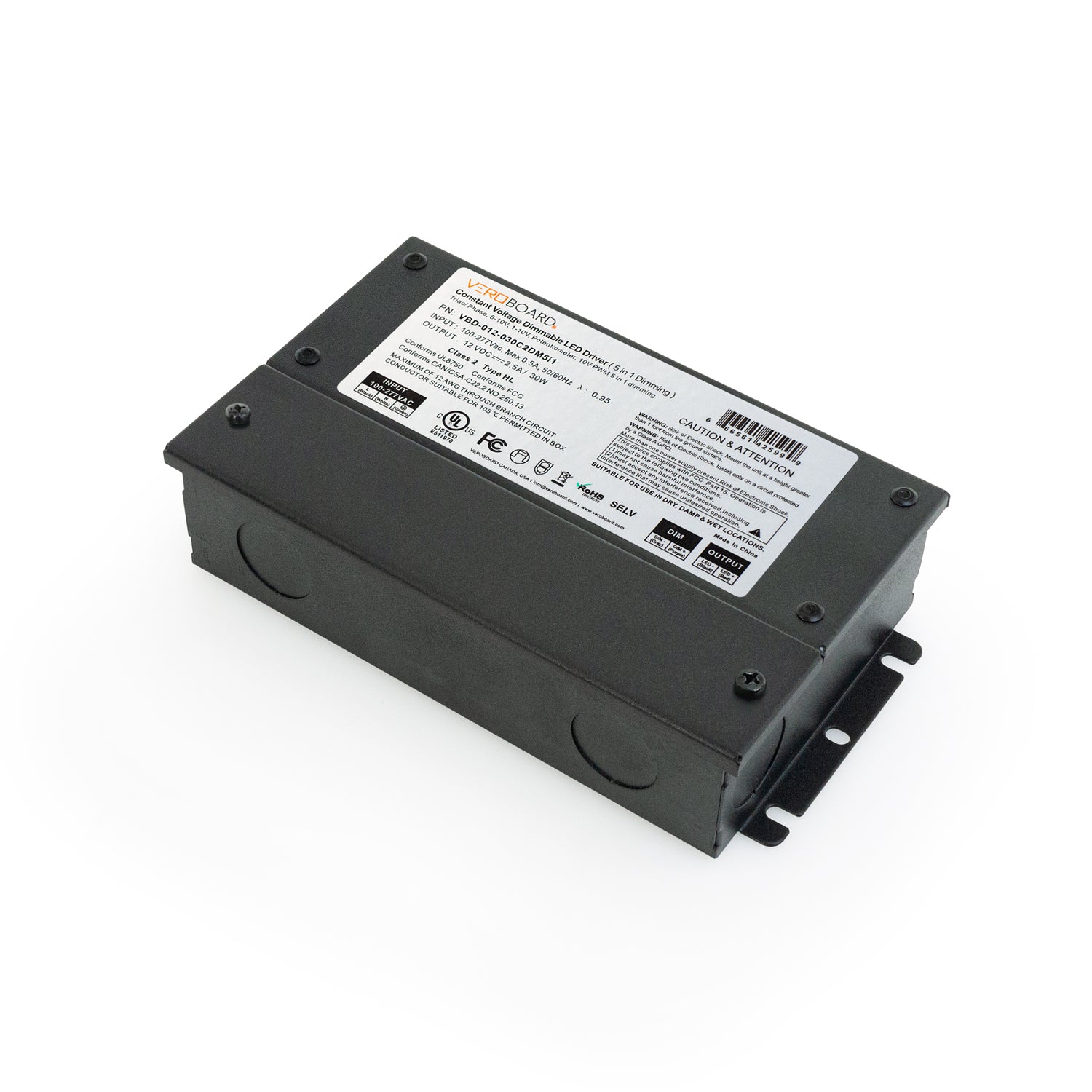 5in1 Dimming-Trica/Phase/MLV/ELV/0-10V Constant Voltage LED Drivers