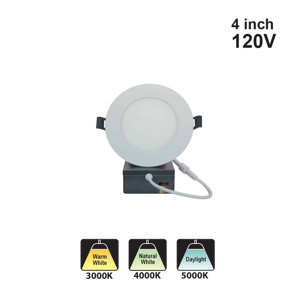 Votatec 4″ Slim Round Panel VO-RP4W9-120-D 120V 9W CCT(3K, 4K, 5K)
