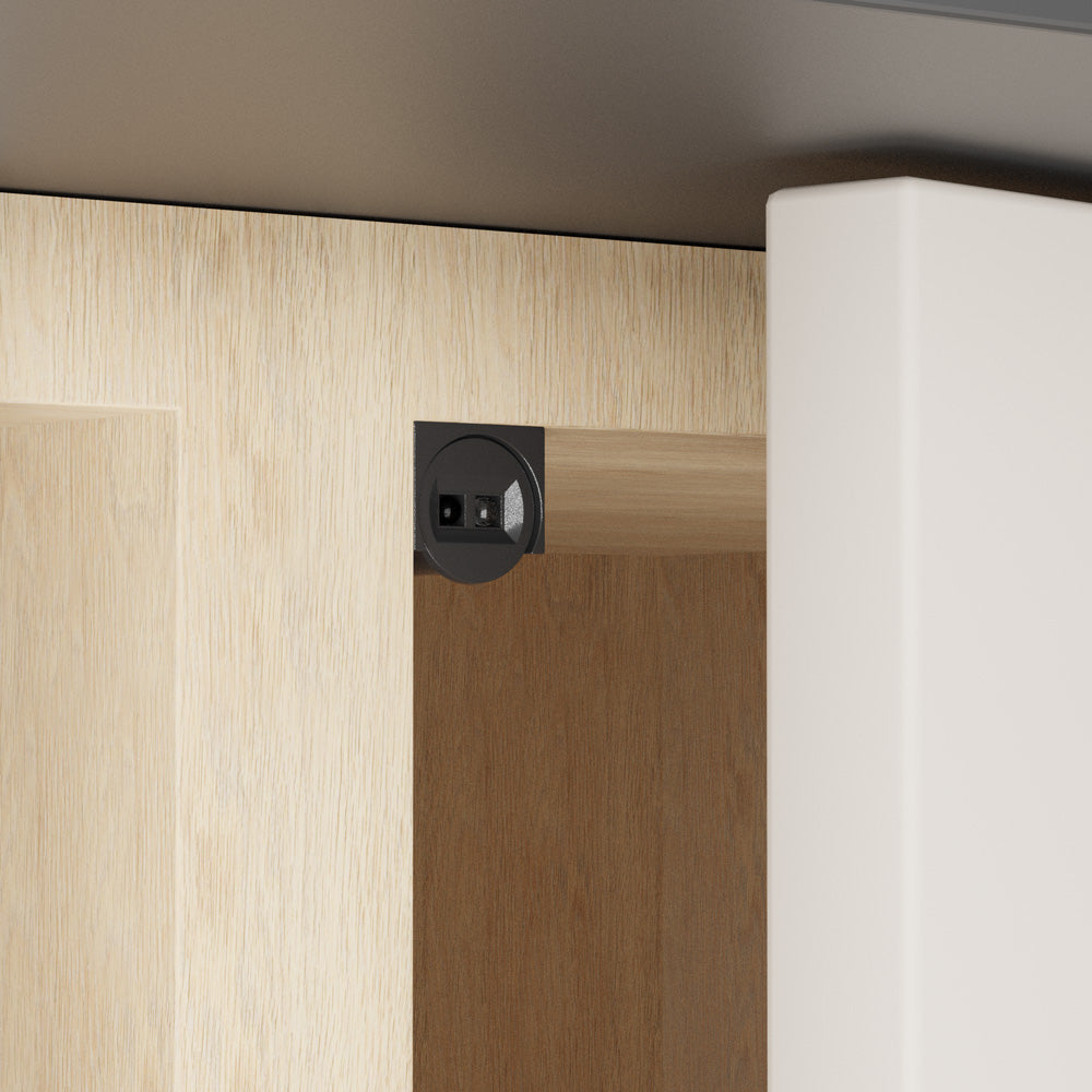 Single Head Door Trigger (IR) Sensor Switch, Black Color 12-24V 30W