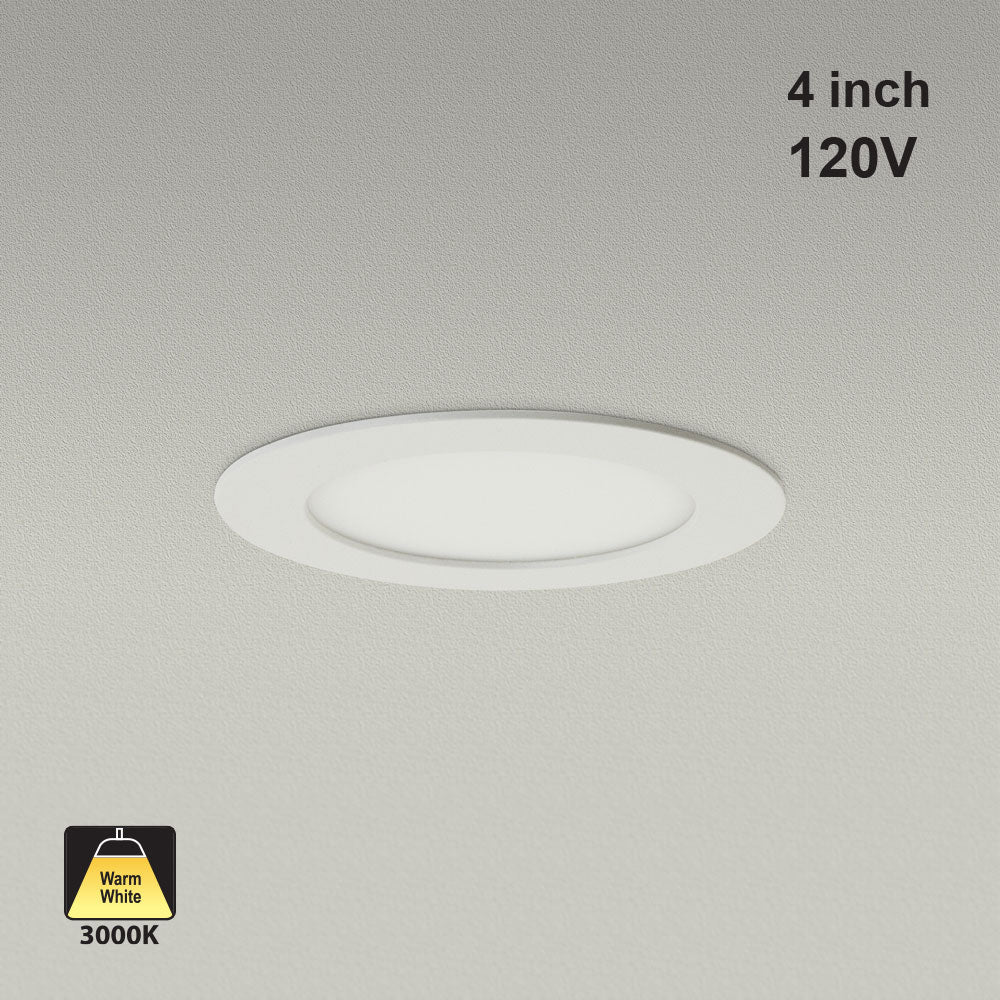 4 inch LED Panel Light 120V 9W Dimmable Adjustable