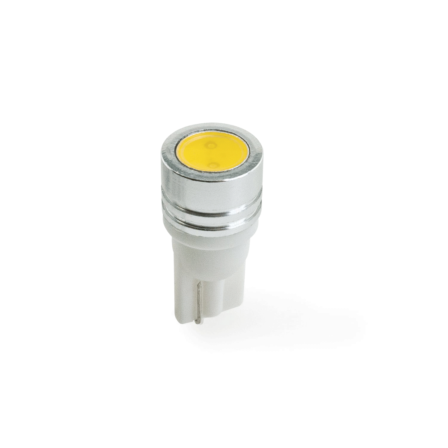 T10 Wedge Base, 194-168 LED Bulb COB 12V 1W 3000K(Warm White)