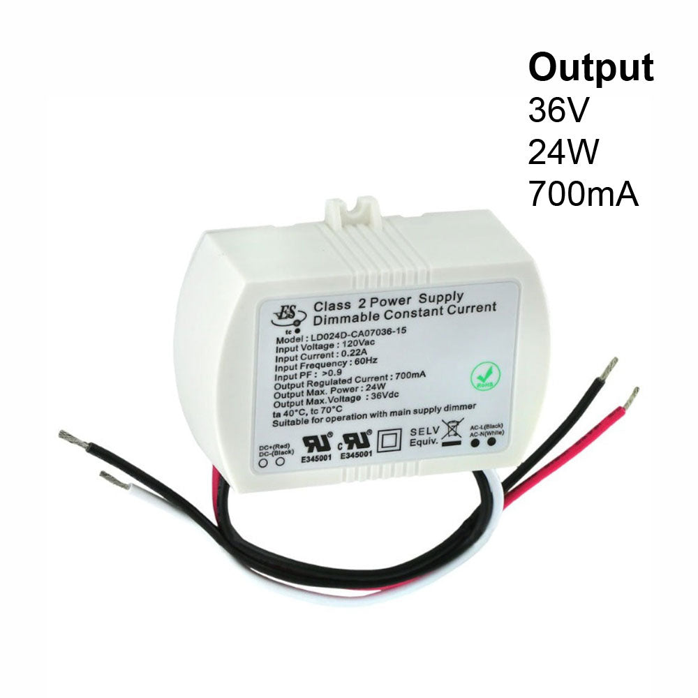 ES LD024D-CA07036-15 Constant Current LED Driver, 700mA