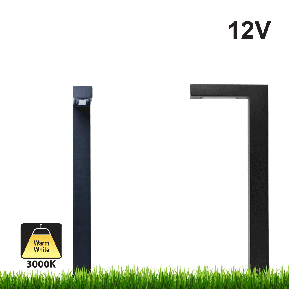 L Shape LED Pathway LED Light, 3W 12V 3000K(Warm White)