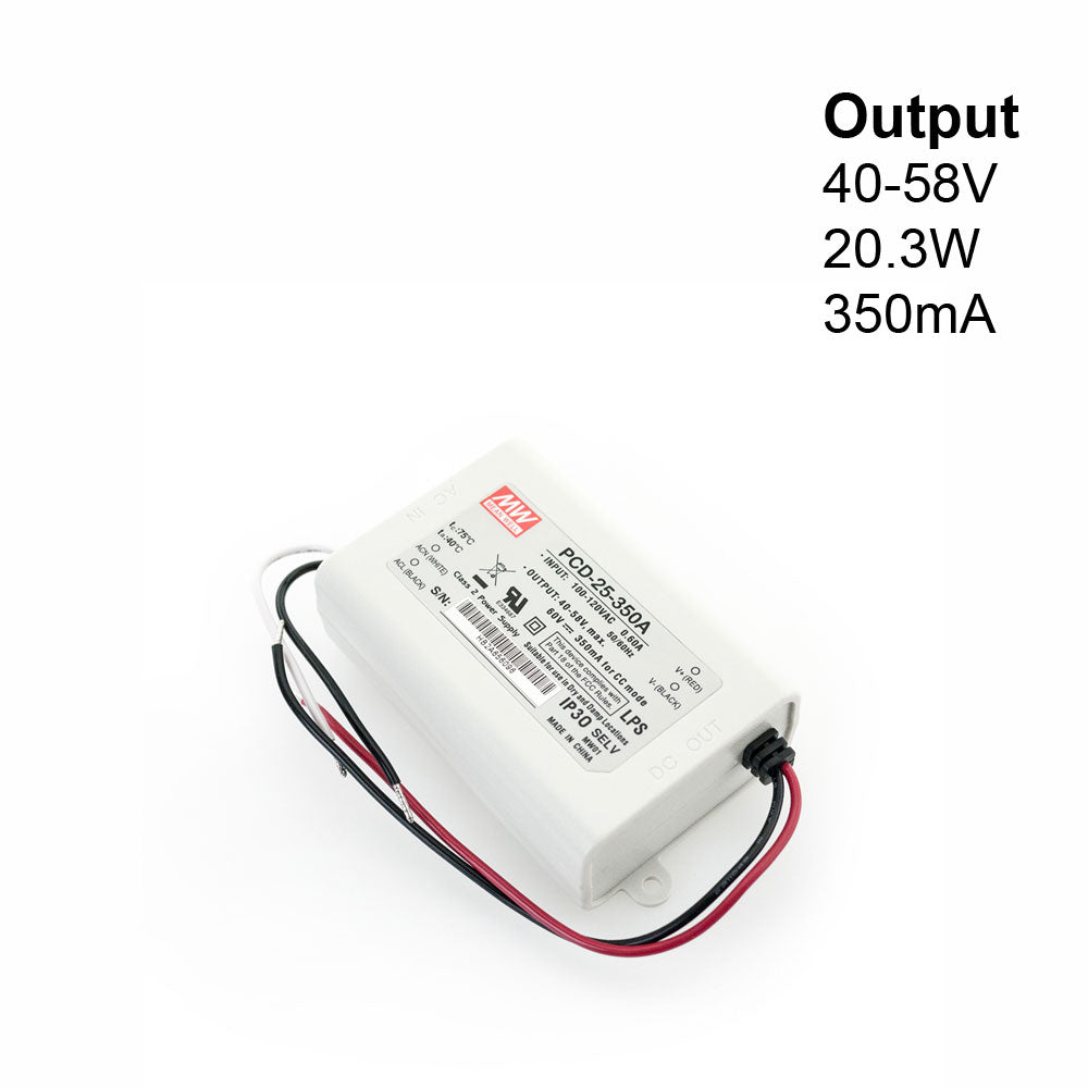 Mean well PCD-25-350A Constant Current LED Driver, 350mA