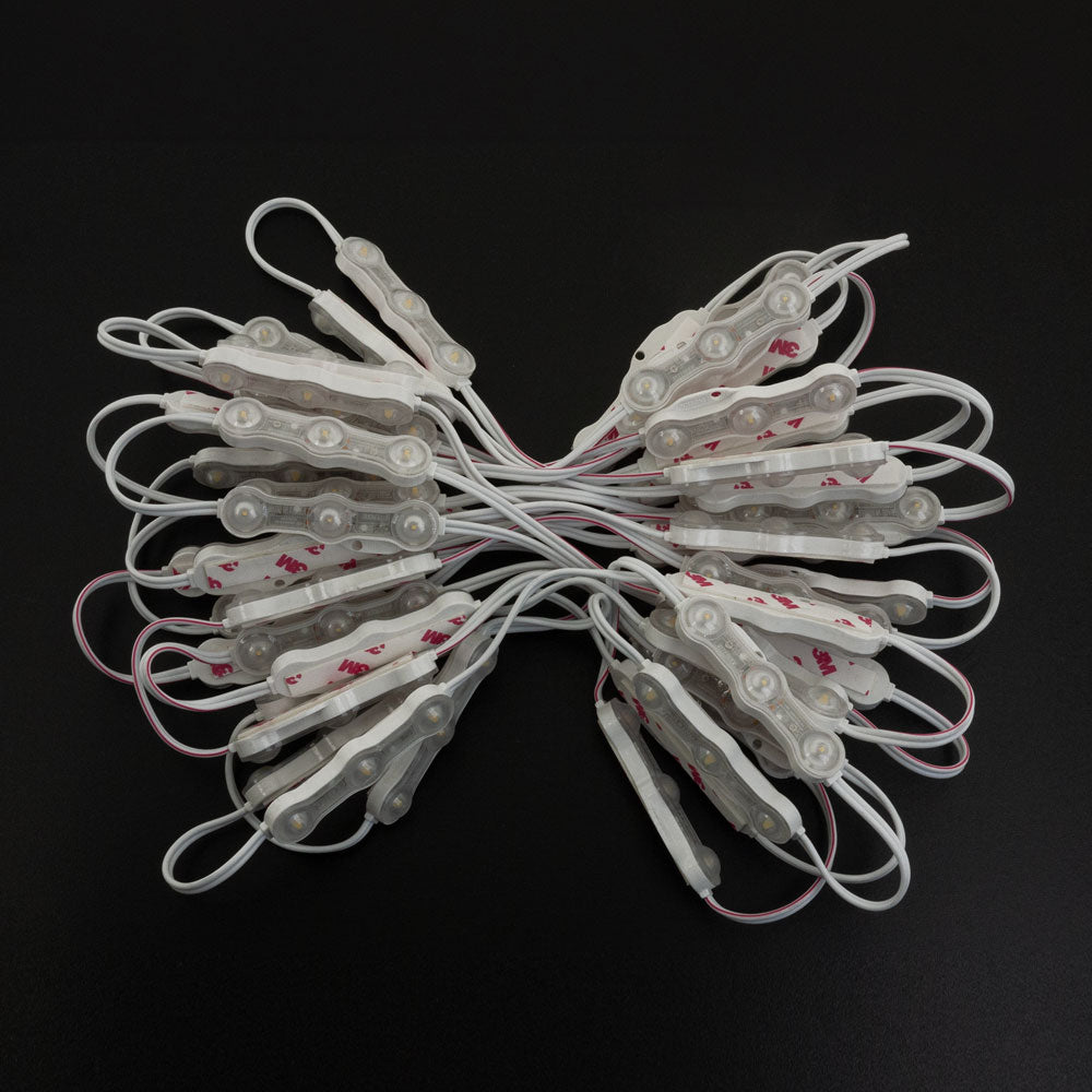 LED Backlighting for sign, 2835 12V 3 LEDs, 6500K (Pack of 50)