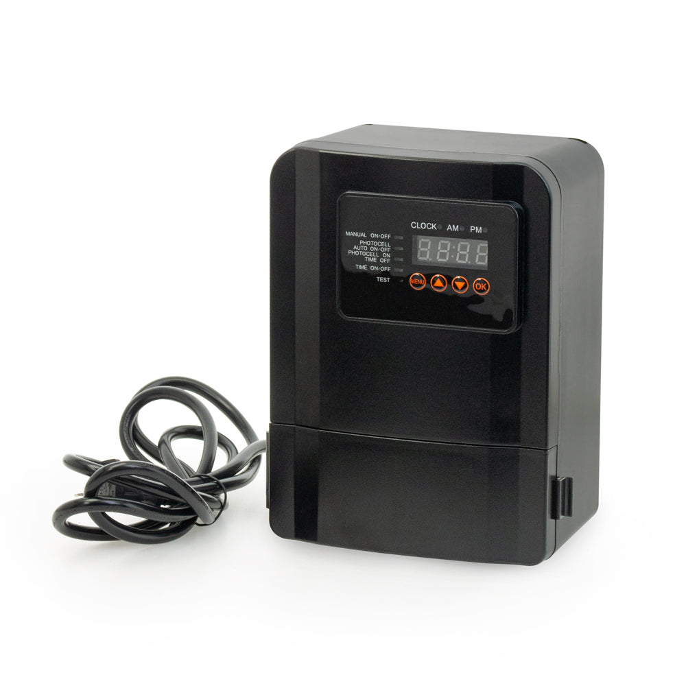 Chsur 250 Watt Outdoor Transformer with Timer and Photo Cell