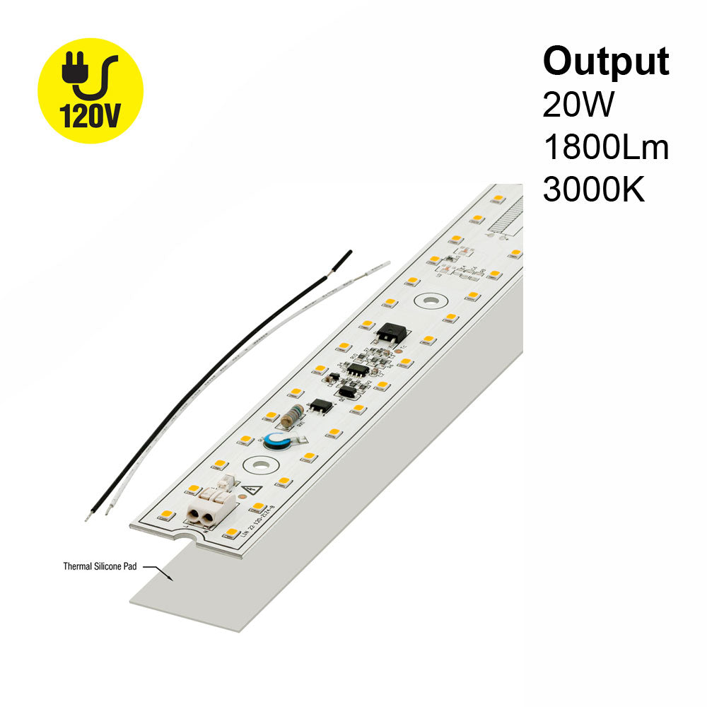 22 inch Linear LED Module LIN, 120V 20W 3000K(Warm White)