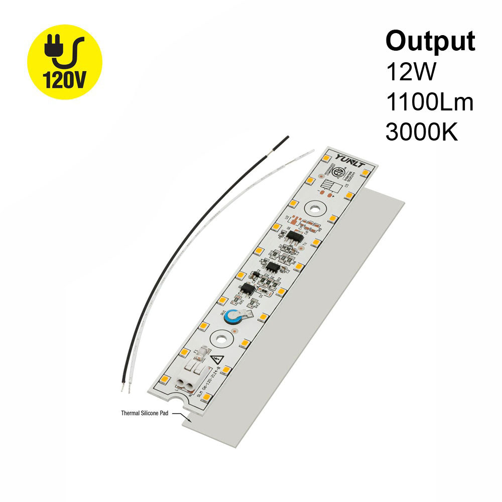 6 inch Slim LED Module Driverless Engine, 120V 12W 3000K(Warm White)