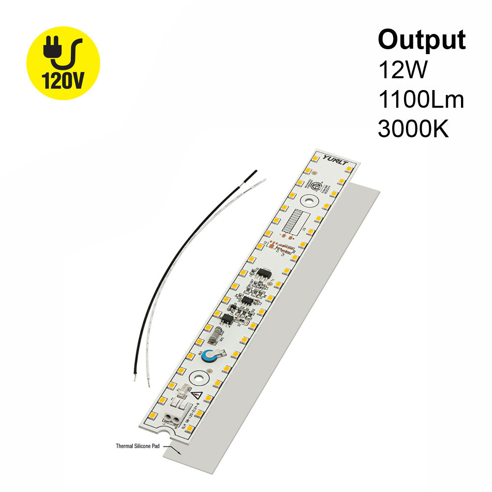 8 inch Slim LED Module Driverless Engine, 120V 12W 3000K(Warm White)