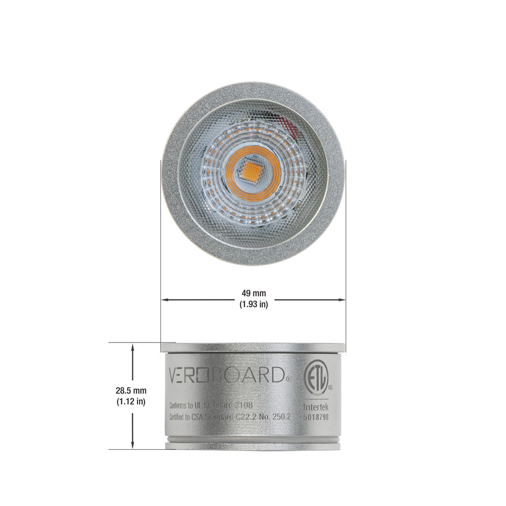 TR5-W-L LED Light Engine with Clear Lens, 12V 5W 2400K(Sunset White)
