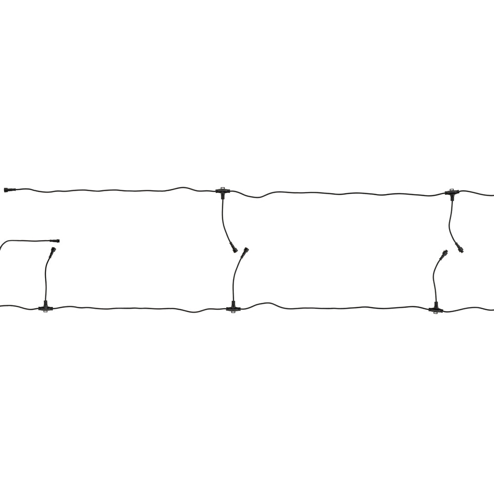 6 outputs waterproof T Connector Extension (1 male, 6 Female) for Path