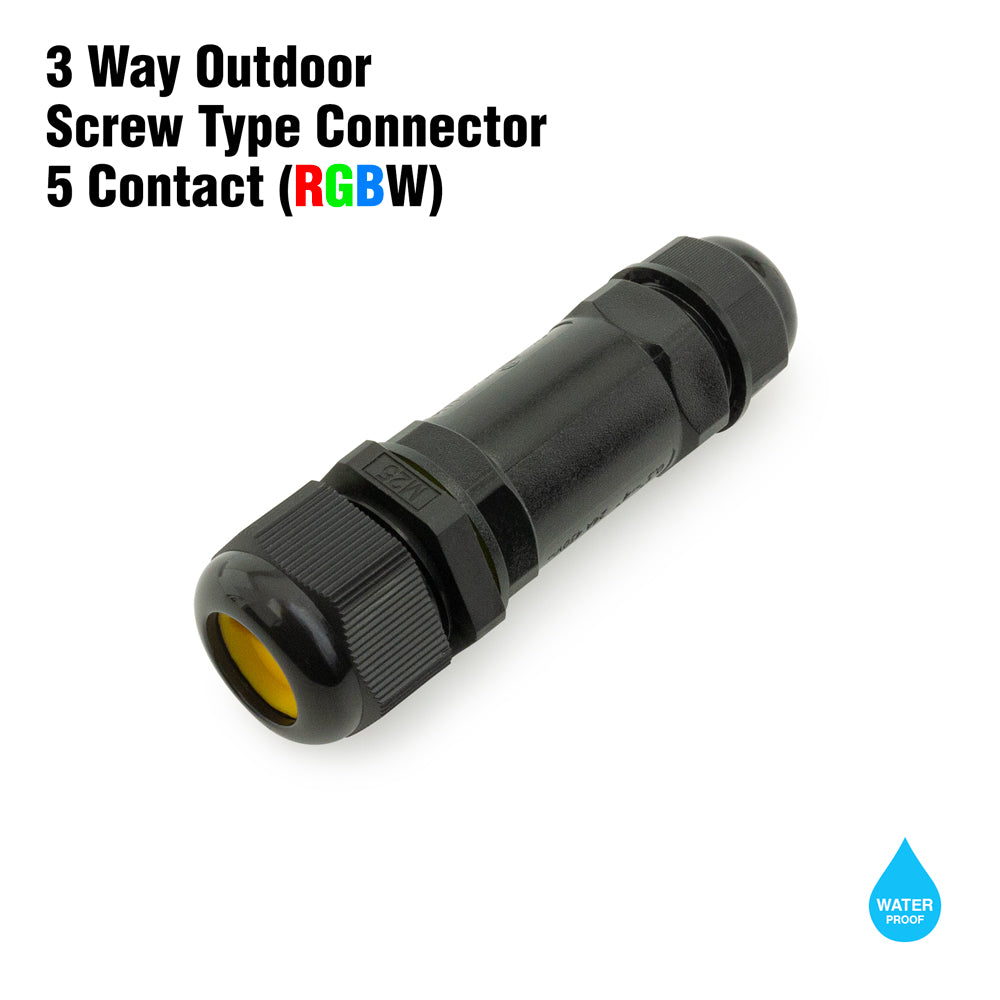 3W-YC-RGBW-M685 Outdoor Waterproof RGBW Connector Y Type