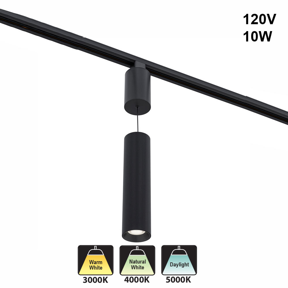 Adjustable hight Black Track Pendant Light Dimmable GD22D10D-3CCT-B, 1