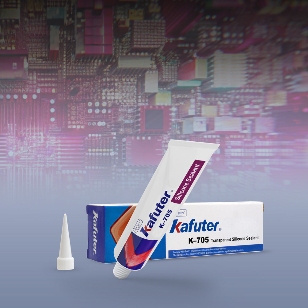 Kafuter K-705 Silicone Transparent Adhesive (45gr) (Neon Channel Glue)