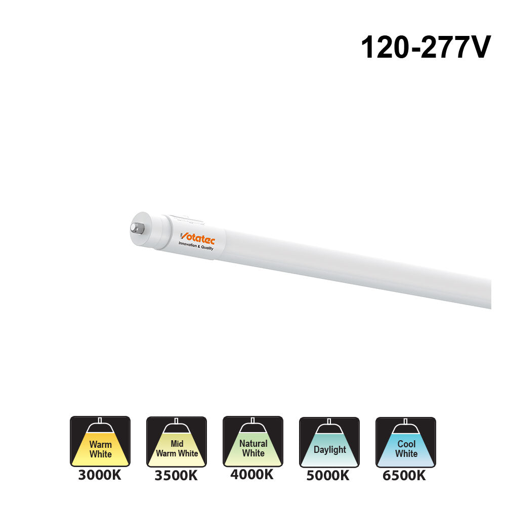 Votatec 8FT Glass T8 Tube with Plastic Coating PV-8FT-42WBGOS-00K, 42W