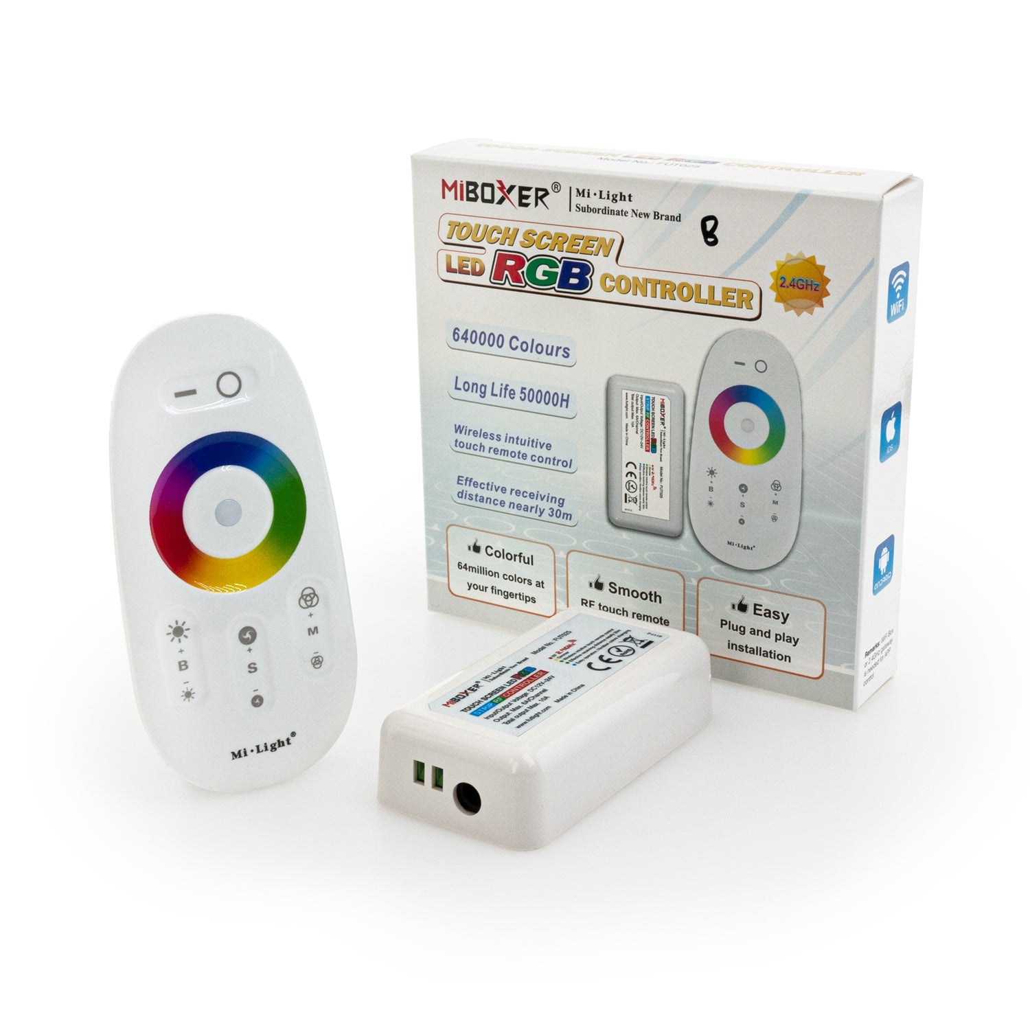 FUT025 Mi-Light Touch Screen LED RGB Controller 2.4GHz