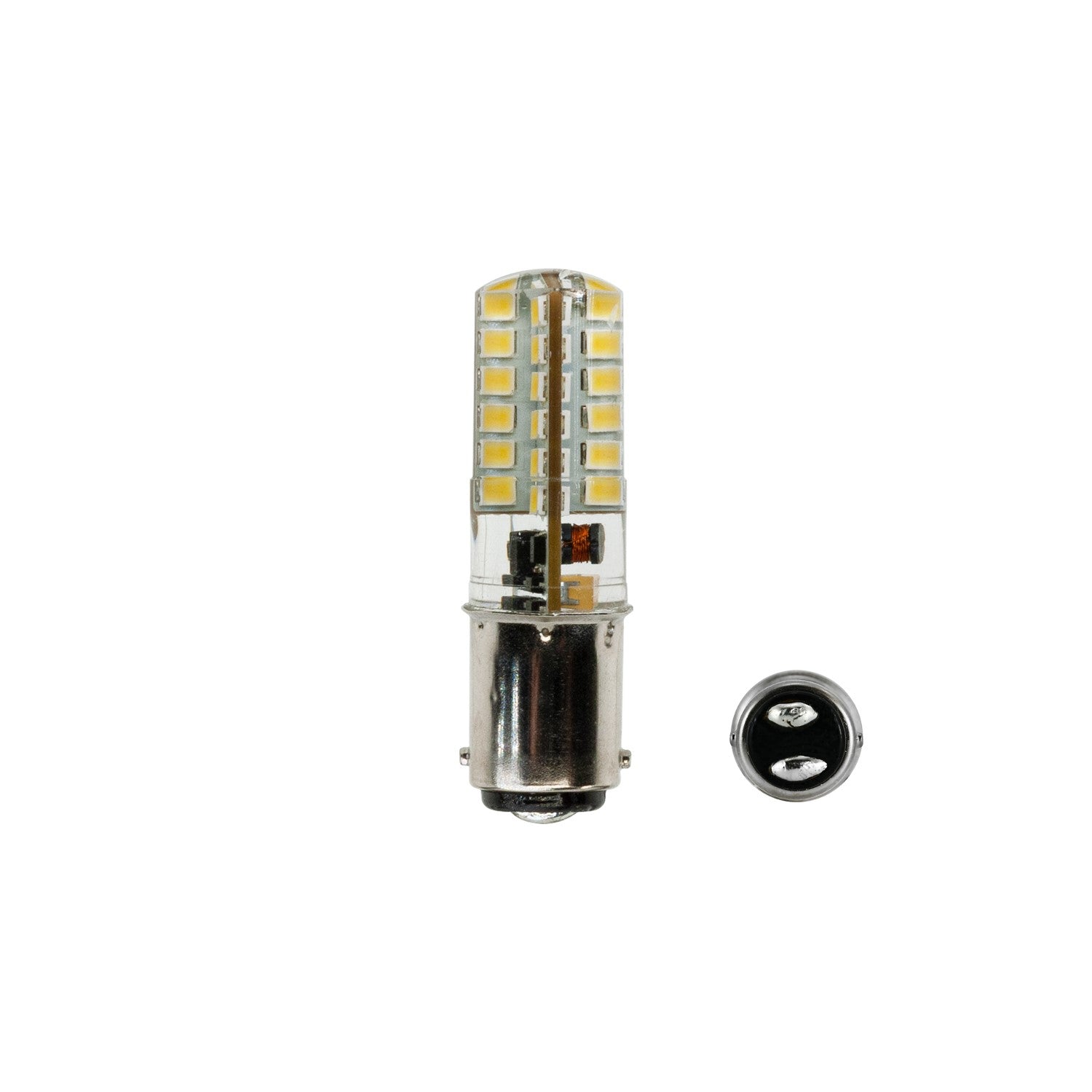 Double Contact Bayonet 1157-BA15D Bulb, 12V 3W 6000K