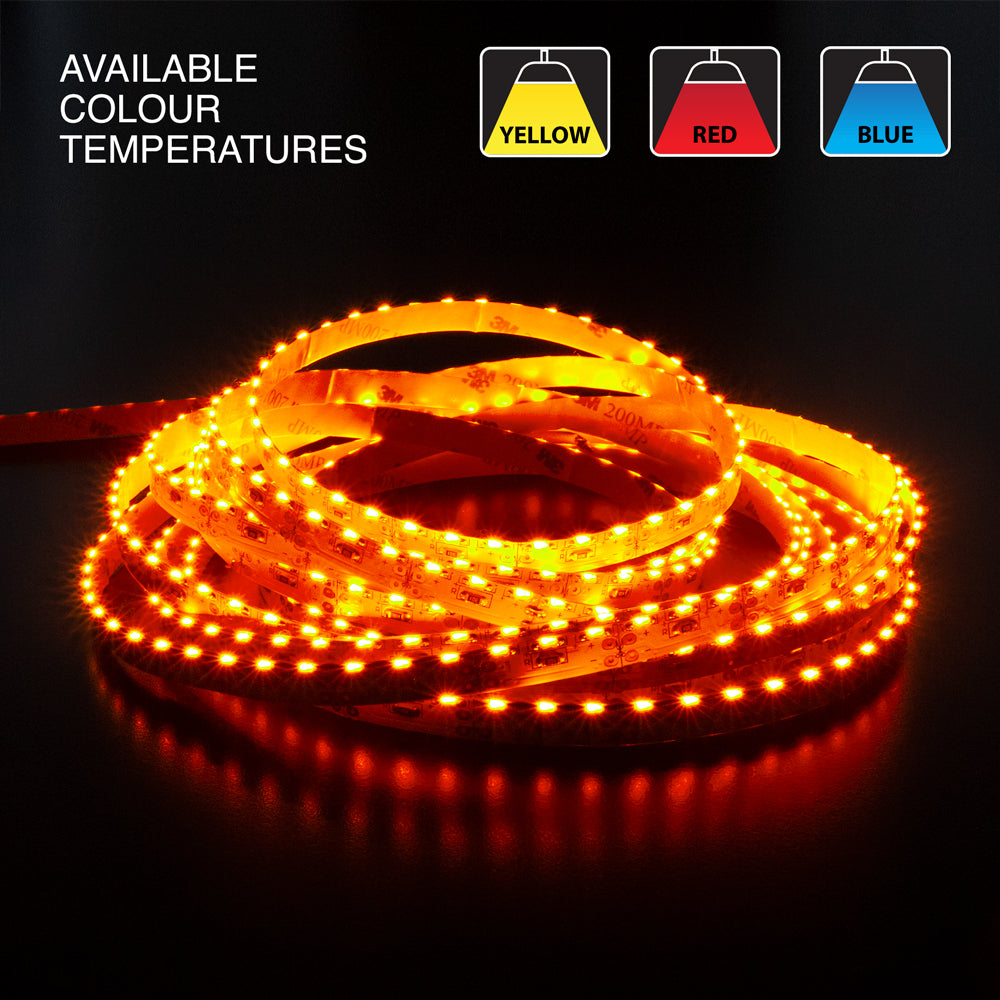 5M(16.4ft) Side Emitting LED Strip 315, 12V 3(w/ft) 120(LEDs/m) CCT(Ye