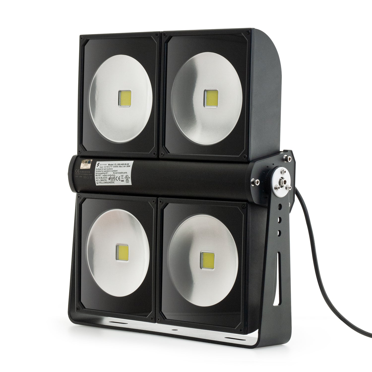 LED Outdoor Flood Light, 120-277V 300W 5000K(Daylight)