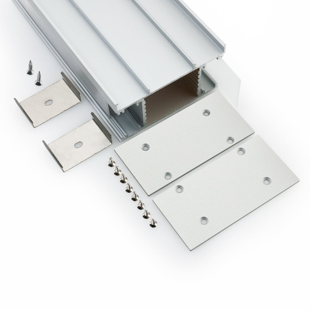 Type 8, Up-Down Linear Wall Mount Aluminum LED Strip Channel