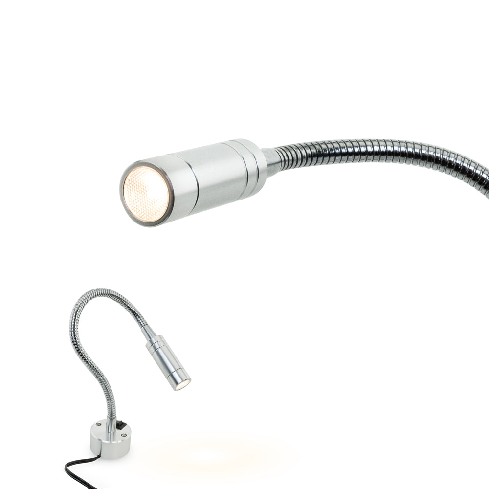 Flexible Reading Light 12V 2W 3000K(Warm White)