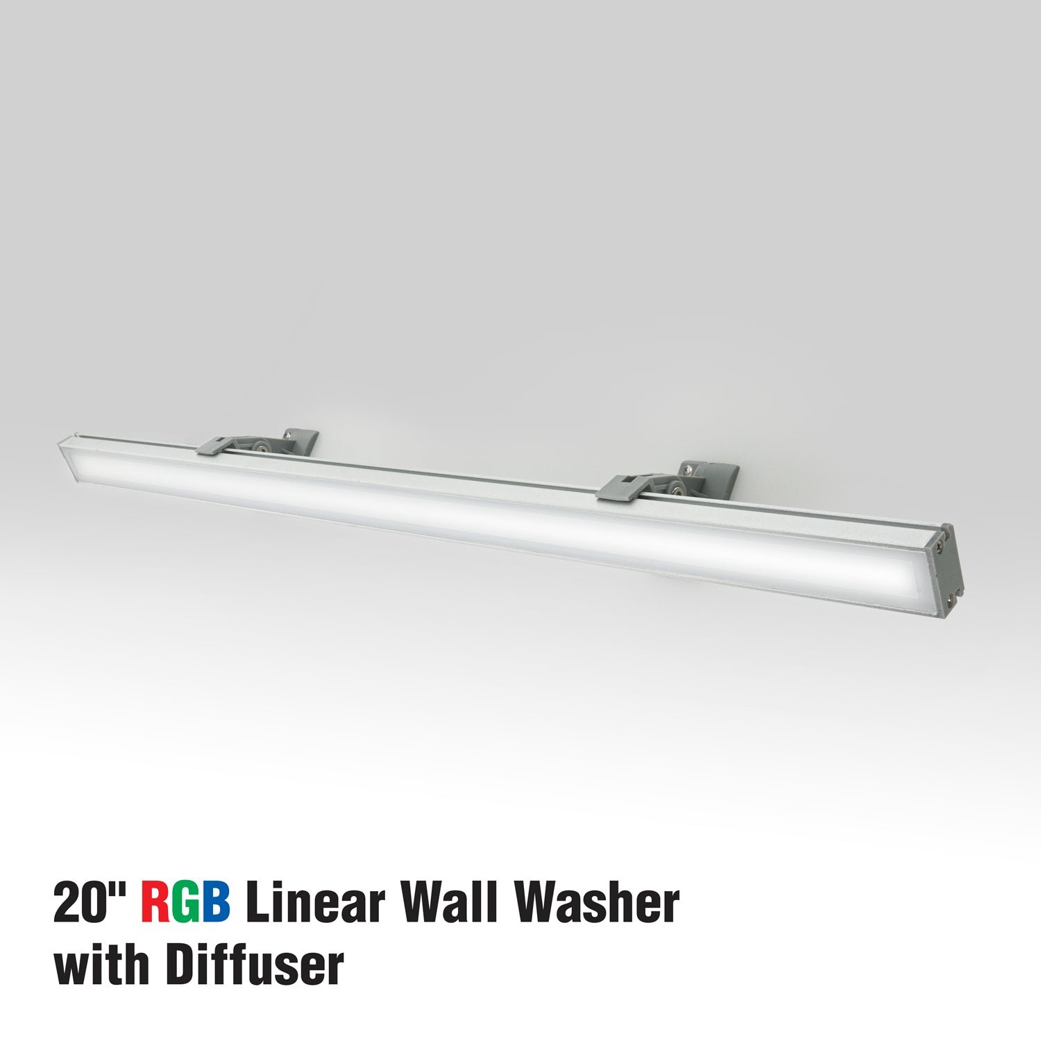 RGB Color Changing Linear Wall Washer, 24V 6W