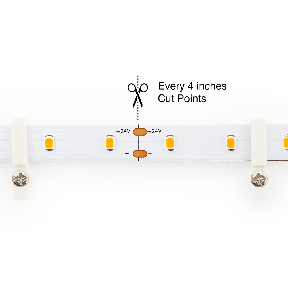 LED Strip Mounting Clips with Screws VBD-HLD-10MM