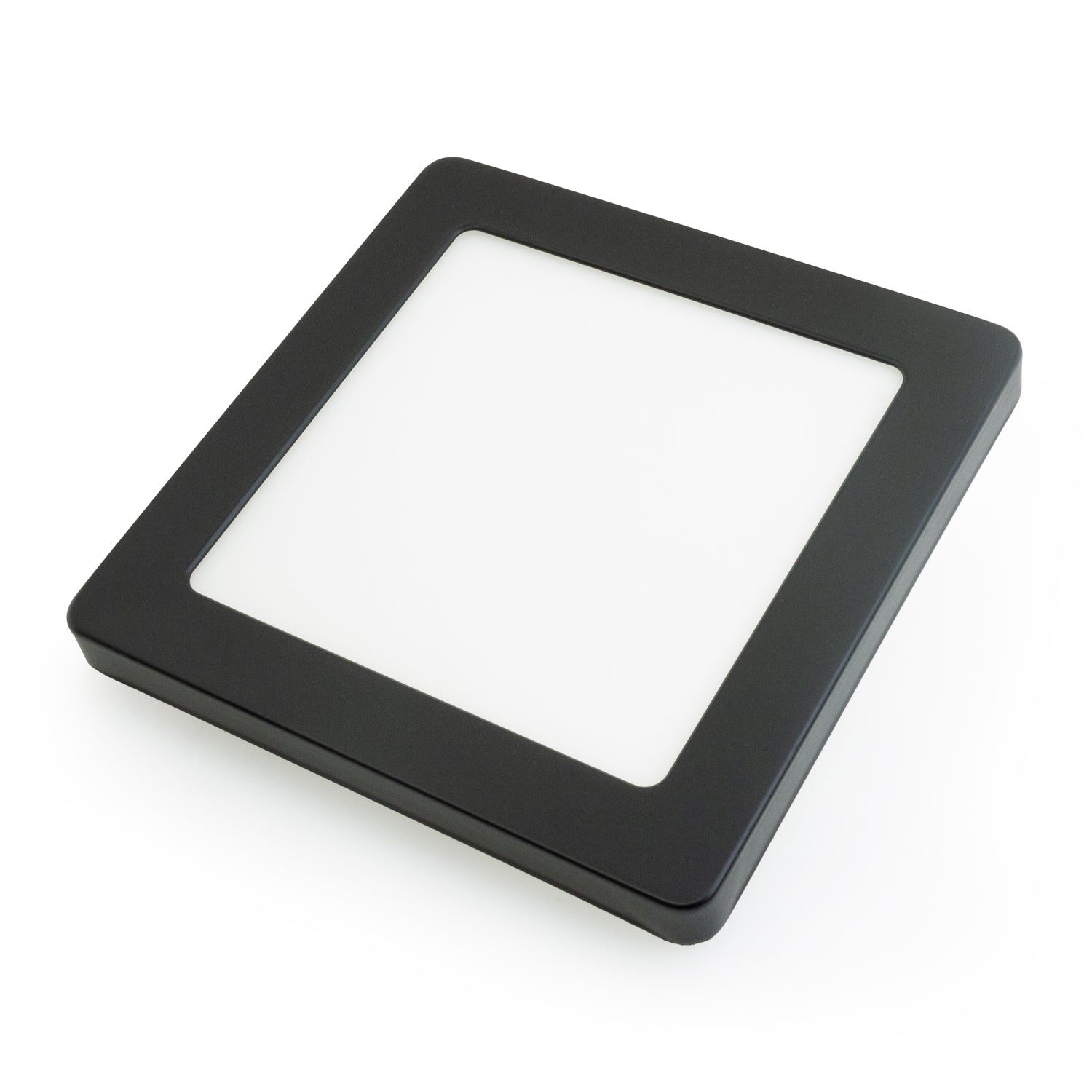 7 inch Black Matt Trim Cover for Square Surface Mount Downlight (3CCT)