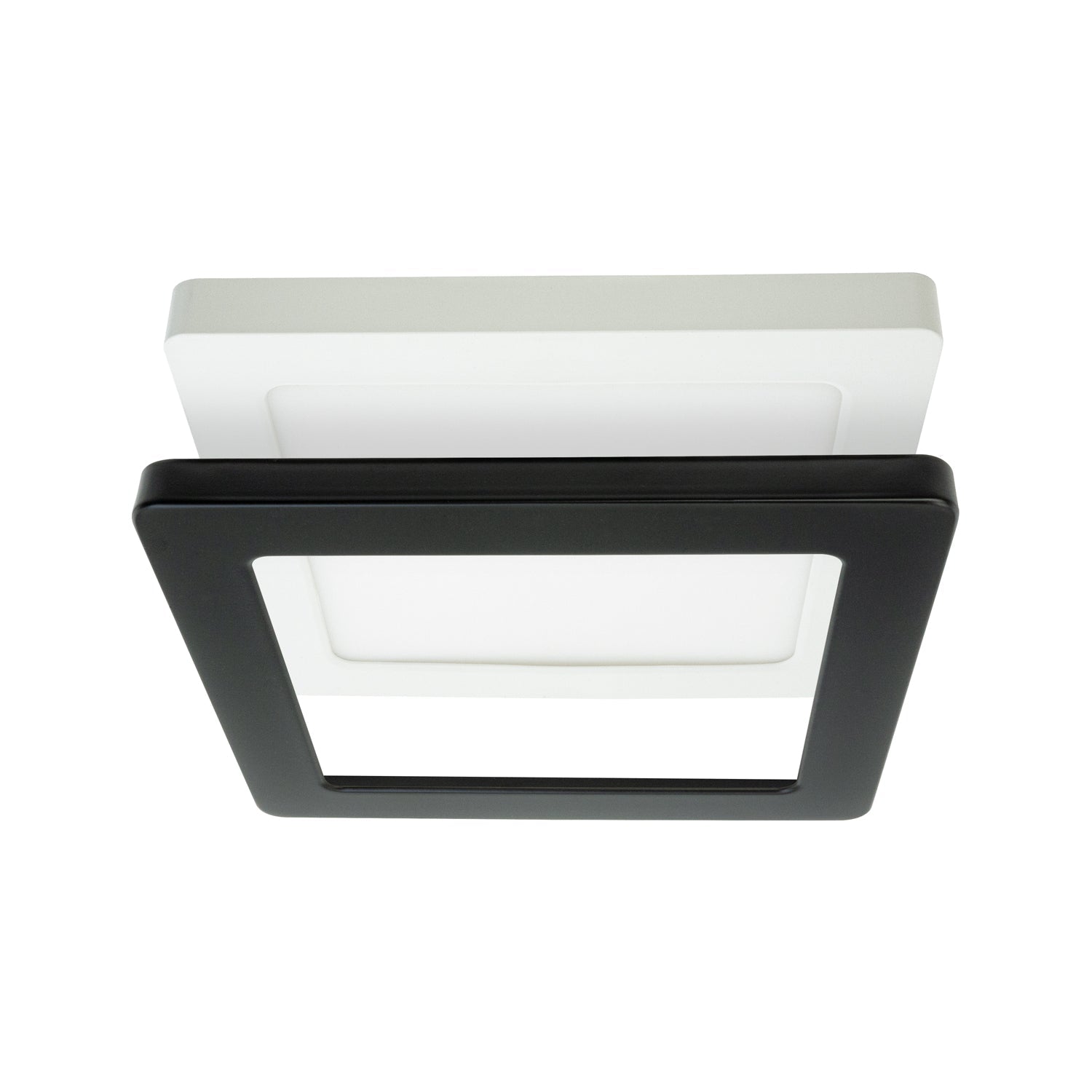 7 inch Black Matt Trim Cover for Square Surface Mount Downlight (3CCT)