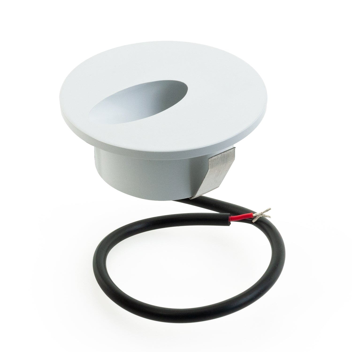 VBD-RD25-1W-3K-WH Round LED Step Light, 12V 1W 3000K