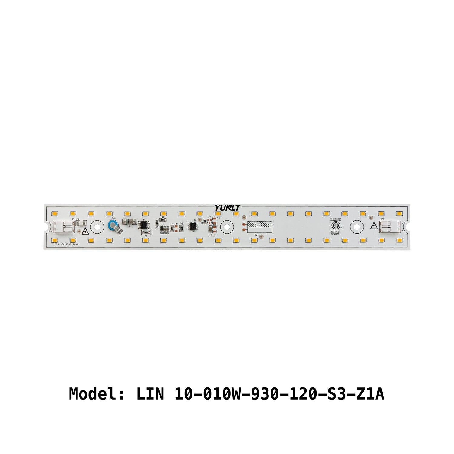 10 inch Linear LED Module Driverless Engine, 120V 10W 3000K(Warm White)