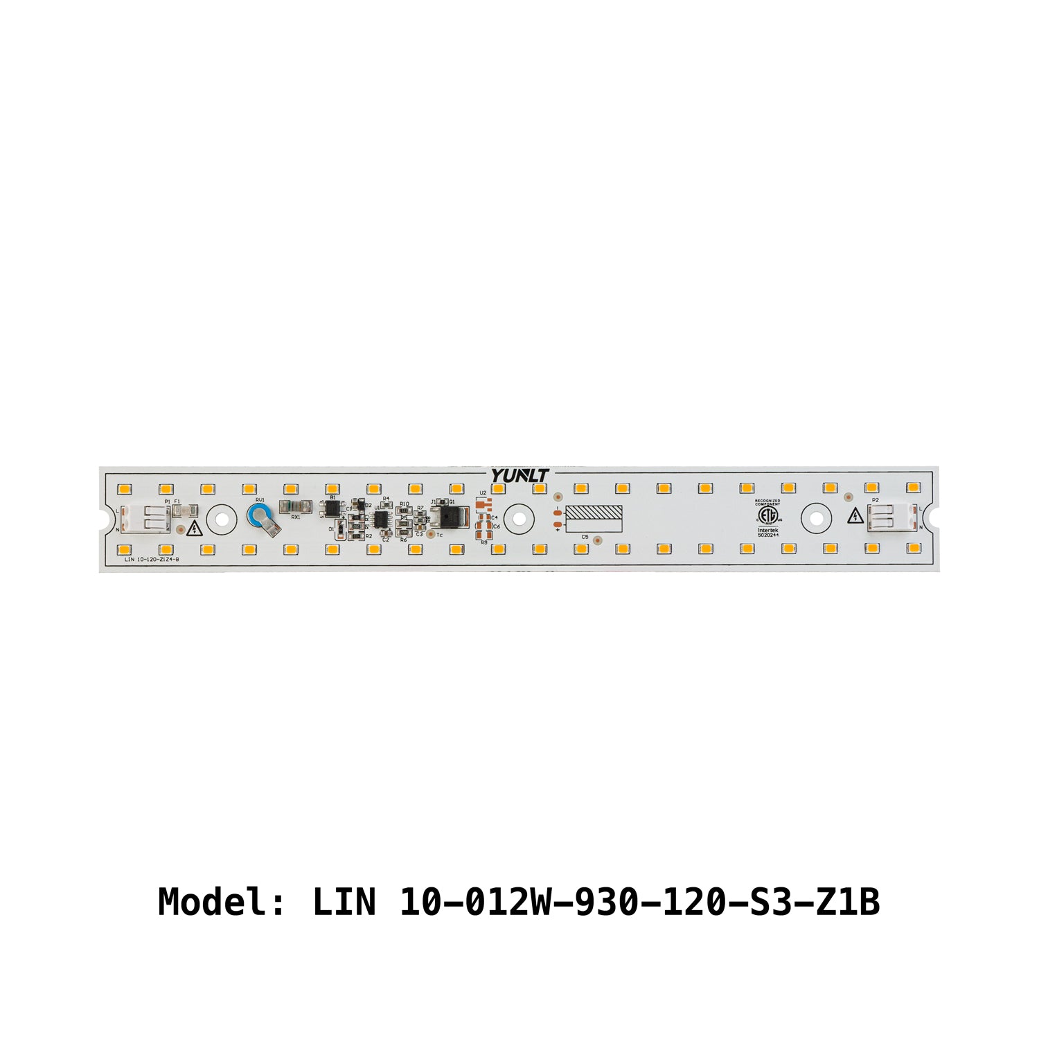10 inch Linear LED Module Driverless Engine, 120V 12W 3000K(Warm White)