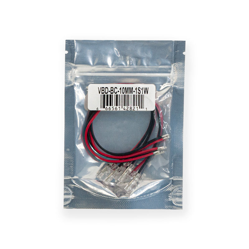10mm Beetle LED Strip to Wire connector, BC-10MM-1S1W