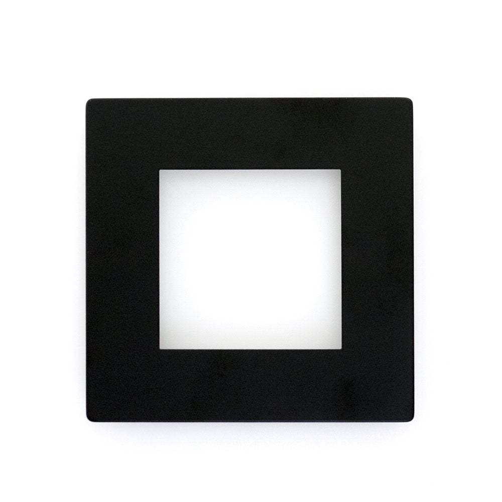 4 inch Black cover for Square Flat Panel light for 5CCT