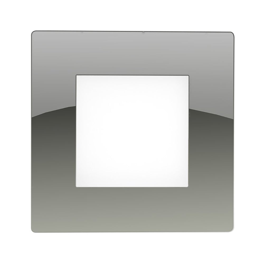 6 inch Black Nickel Cover for Square Flat LED Panel light 5CCT
