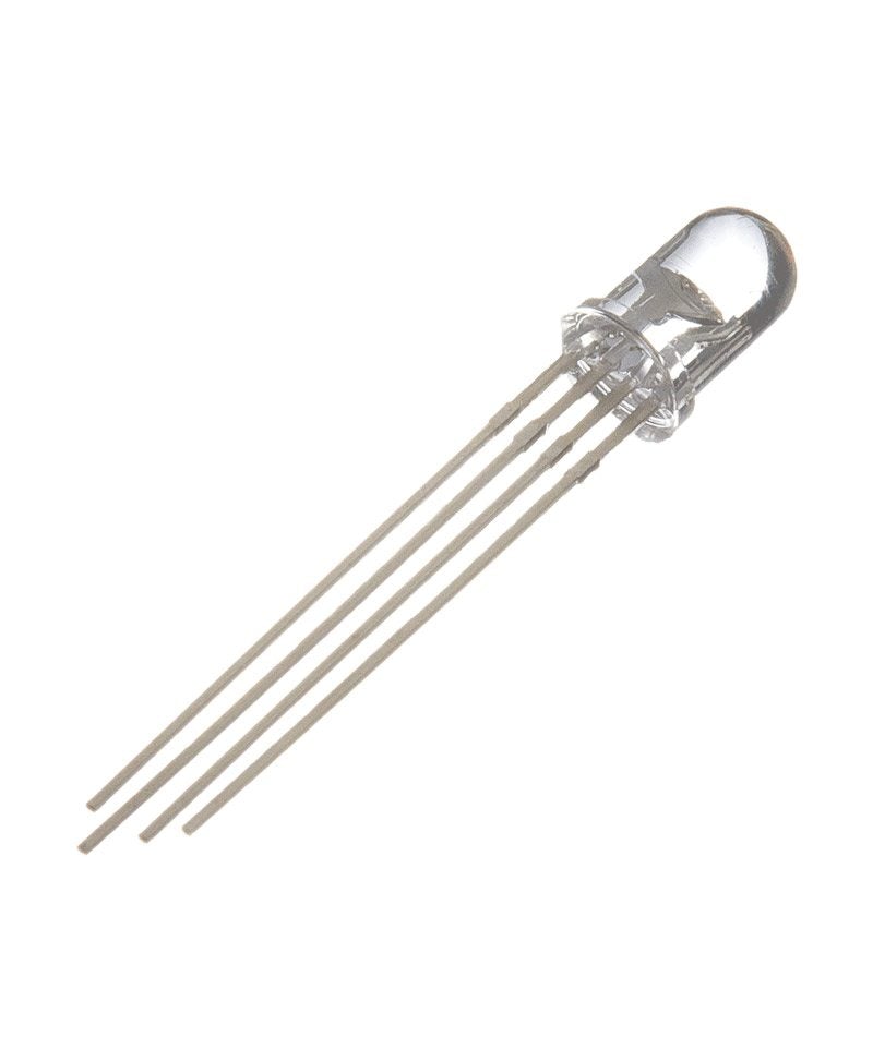 Clear Diode 4Pins 5mm 3V RGB (Pack of 2)